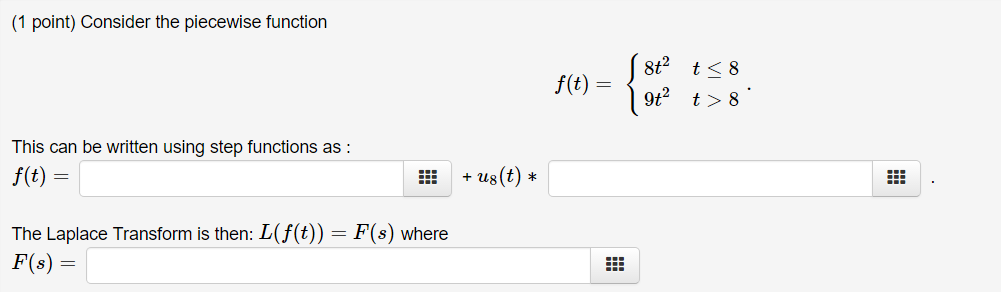 Solved Consider the piecewise function This can be written | Chegg.com
