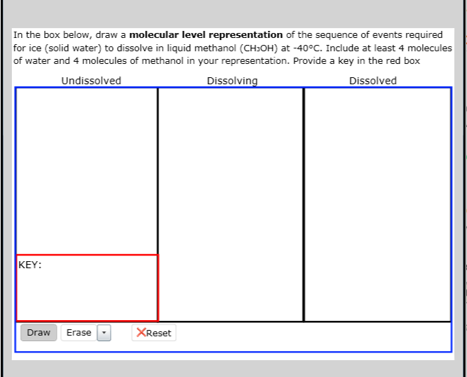 Solved In The Box Below Draw A Molecular Level