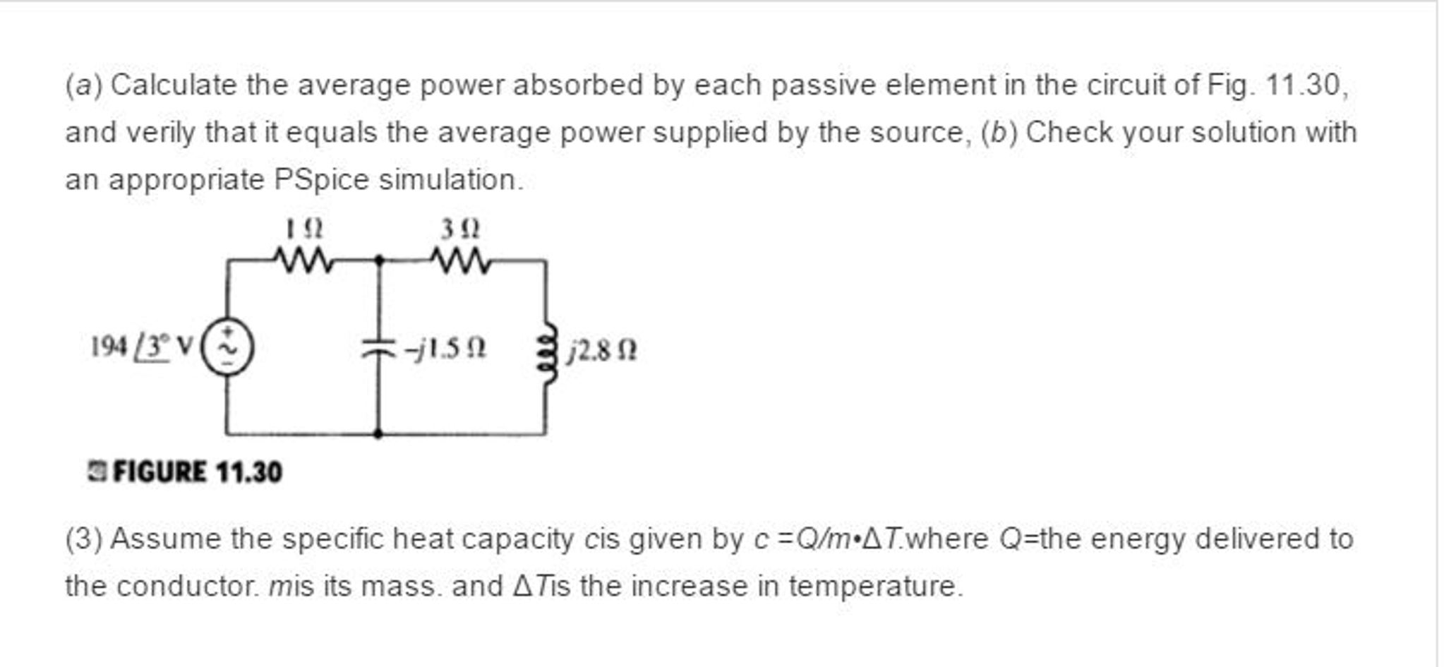 Solved Calculate the average power absorbed by each passive | Chegg.com