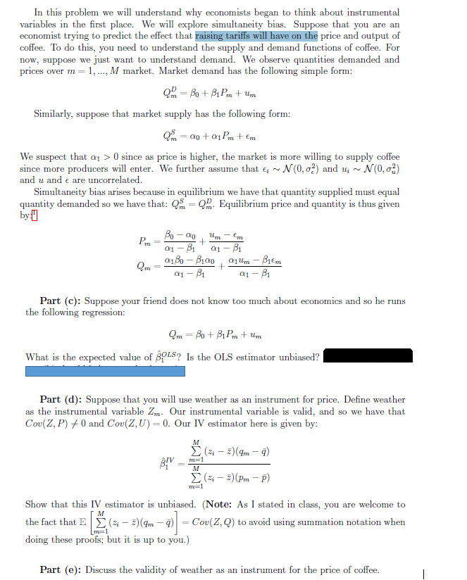 This problem is related to proving Unbiasness or | Chegg.com
