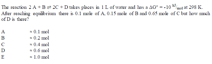 Solved The reaction 2A + B doubleheadarrow 2C + D takes | Chegg.com