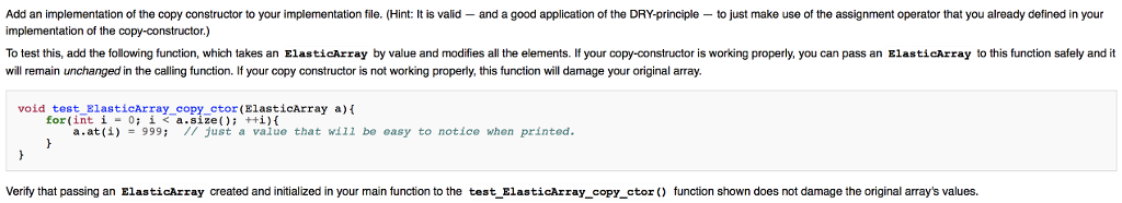 Solved here is dynamicarray.h: | Chegg.com