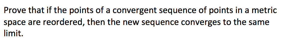 Solved Prove that if the points of a convergent sequence of | Chegg.com