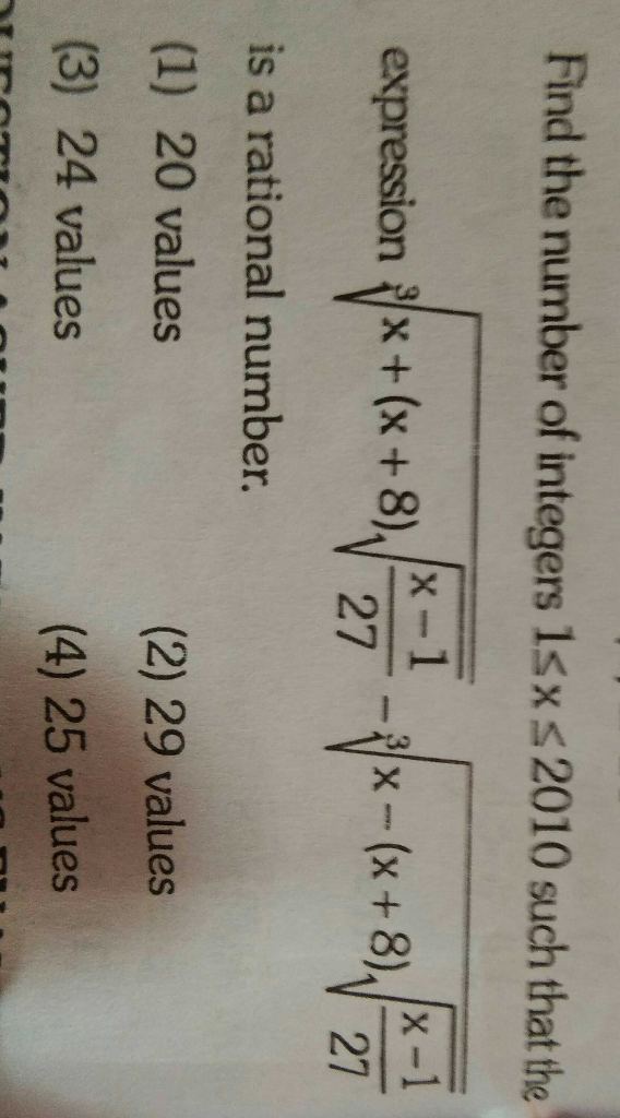 Solved Find the number of integers 1sx s2010 such that the | Chegg.com