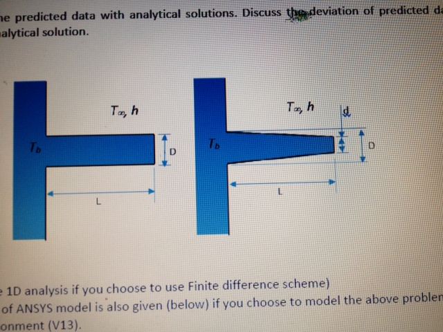 1 Use one of the numerical technique (Finite | Chegg.com