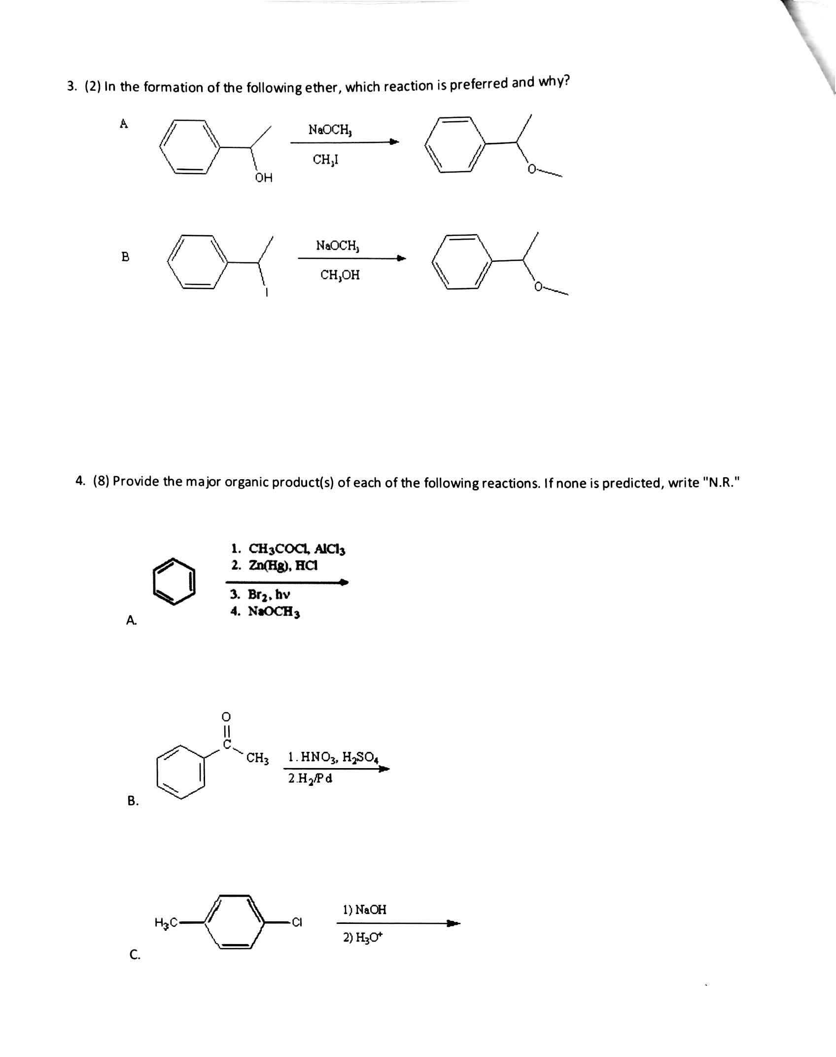 Solved 1. (4) The NH2 group is listed in our textbook as the | Chegg.com