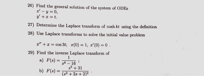 Solved Find the general solution of the system of ODEs x' - | Chegg.com