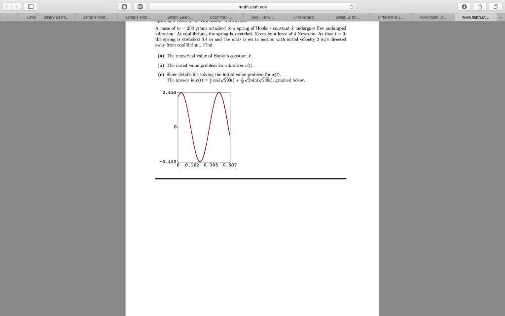 Solved Linke Binary Searc Sample Midt O Math Utahed 9095