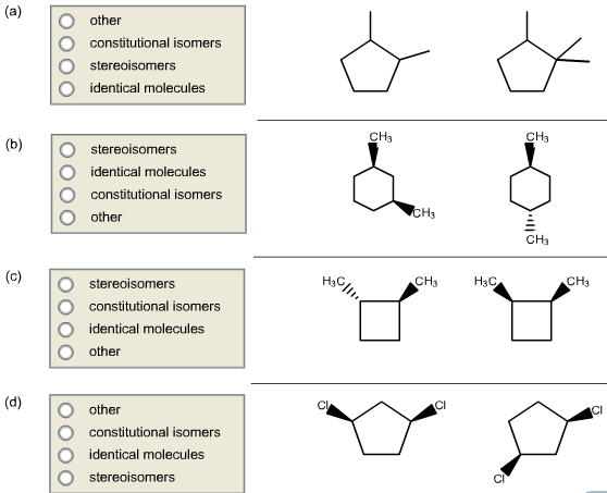Solved Identify each pair of compounds as constitutional | Chegg.com