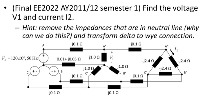Solved Find the voltage V1 and current I2. | Chegg.com