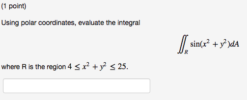 Solved: Using Polar Coordinates, Evaluate The Integral Int... | Chegg.com Solved: Using Polar Coordinates, Evaluate The Integral Int... | Chegg.com