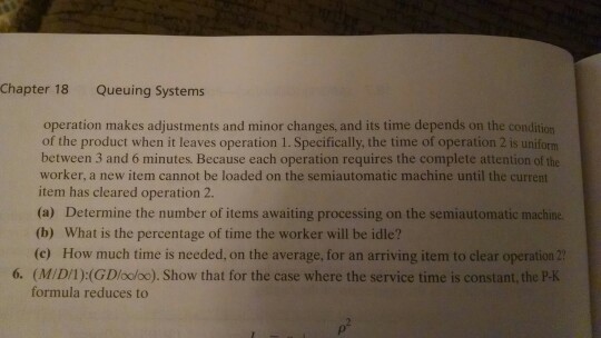 #5 queuing theory | Chegg.com