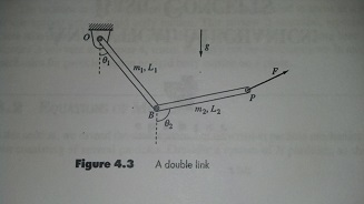 Please Help!Given the two-link system, determine the | Chegg.com