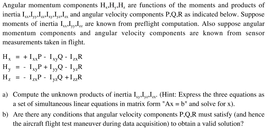 Solved Angular momentum components H,,Hy,.H, are functions | Chegg.com
