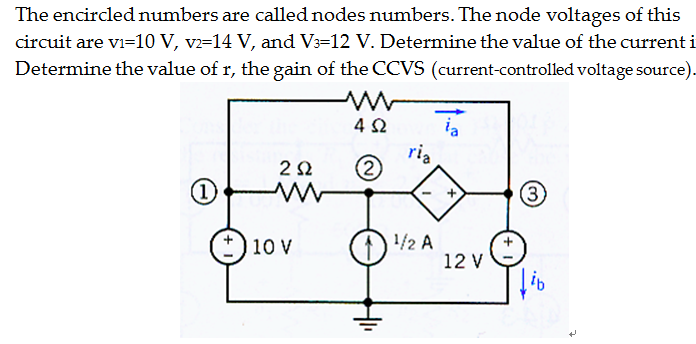Solved The encircled numbers are called nodes numbers. The | Chegg.com