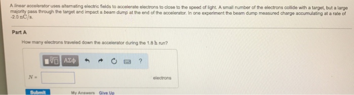Solved A linear accelerator uses alternating electric fields | Chegg.com