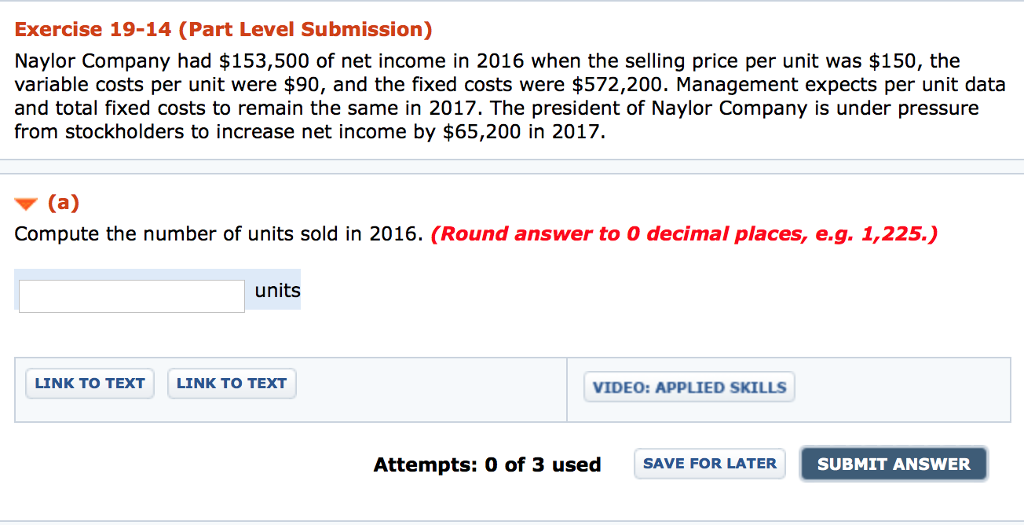 Solved Exercise 19-14 (Part Level Submission) Naylor Company | Chegg.com