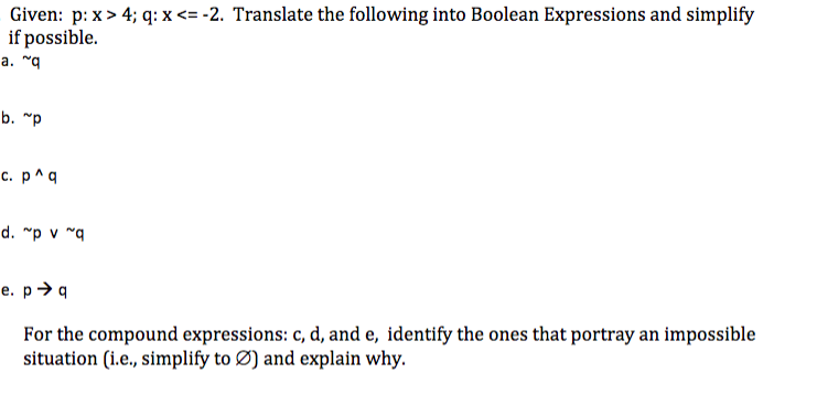Solved =-2. Translate the following into Boolean Expressions | Chegg.com