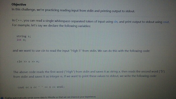 Solved Objective In This Challenge We Re Practicing Reading