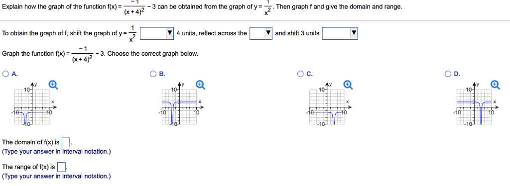 Solved Explain how the graph of the function f(x)-(x 4 2-3 | Chegg.com