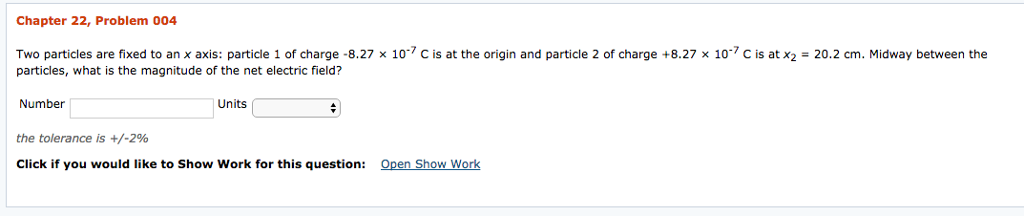 Solved Two particles are fixed to an x axis: particle 1 of | Chegg.com