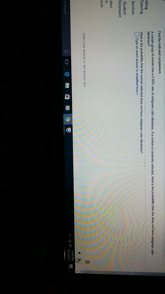Solved Find the indicated complement. A certain group of | Chegg.com