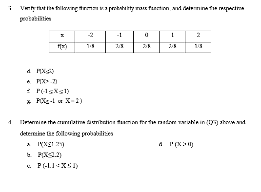 Solved Verify that the following function is a probability | Chegg.com
