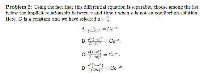 Solved Using the fact that this differential equation is | Chegg.com