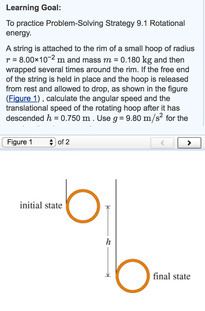Solved Learning Goal: To practice Problem-Solving Strategy | Chegg.com