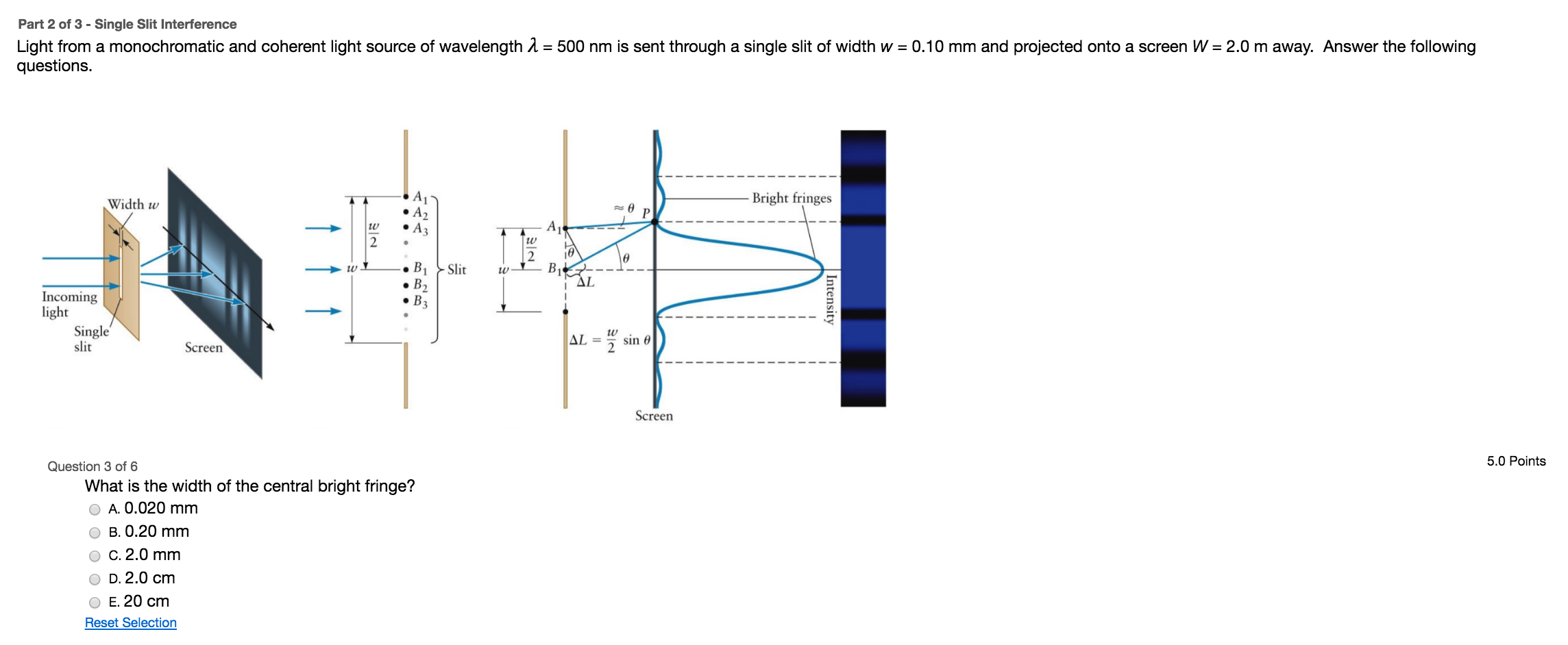 Solved Light from a monochromatic and coherent light source | Chegg.com