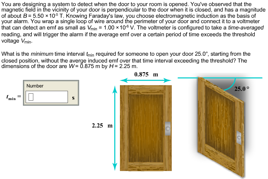 Solved You are designing a system to detect when the door to | Chegg.com
