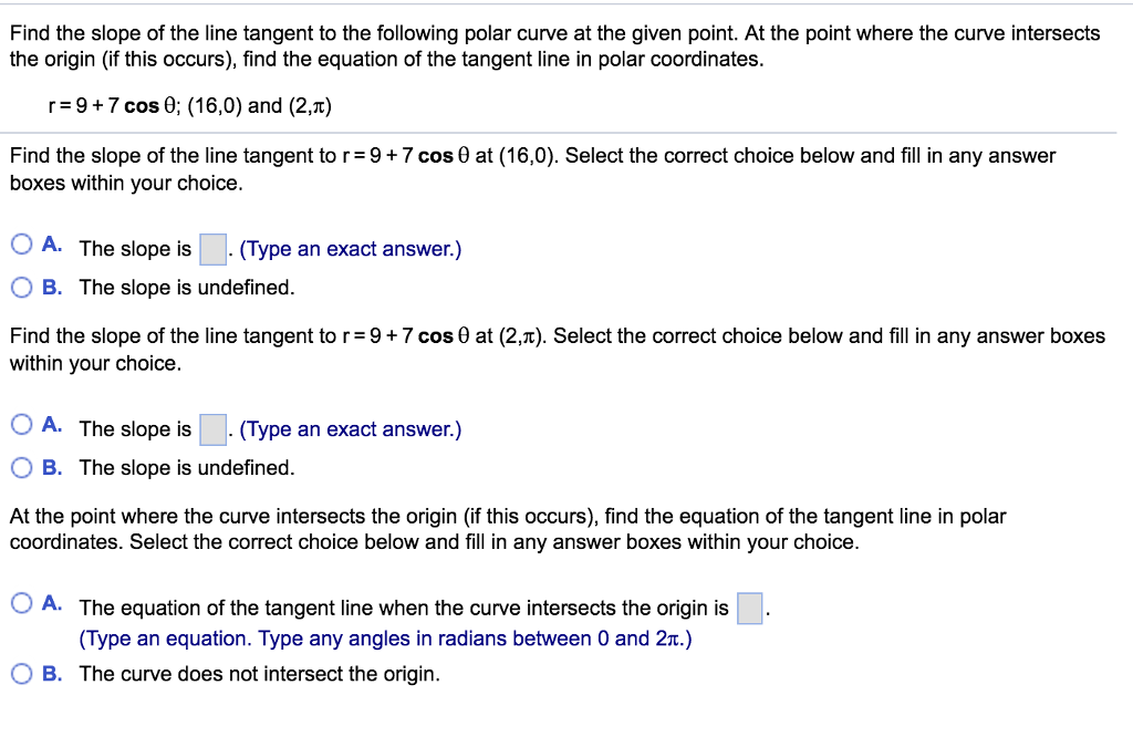 Solved Find The Slope Of The Line Tangent To The Following Chegg solved-find-the-slope-of-the-line-tangent-to-the-following-chegg