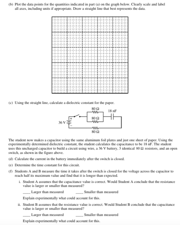 Solved Multimeter Aluminum Foil Paper 2. An experiment is | Chegg.com