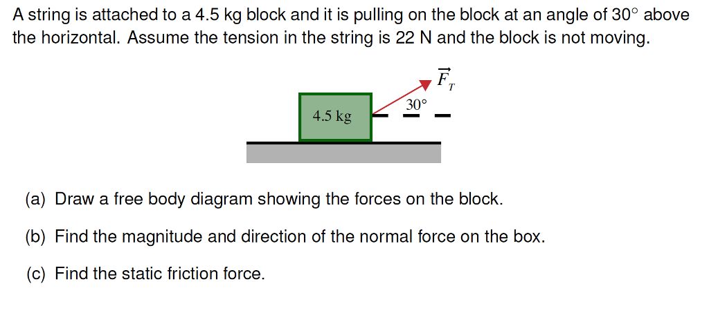 Solved Problem 6 (Pulling a Block, Day 3, 12) A string is | Chegg.com