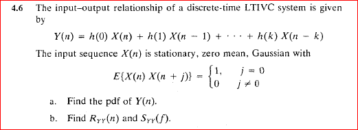 Solved The input-output relationship of a discrete-time | Chegg.com
