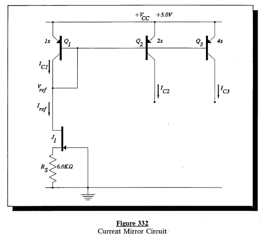 The current mirror circuit shown in Figure 332 | Chegg.com