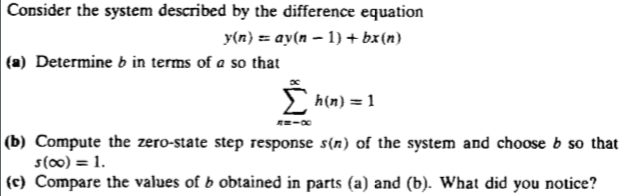 Solved DO NOT USE Z TRANSFORM PLEASEEEEE DO NOT USE | Chegg.com