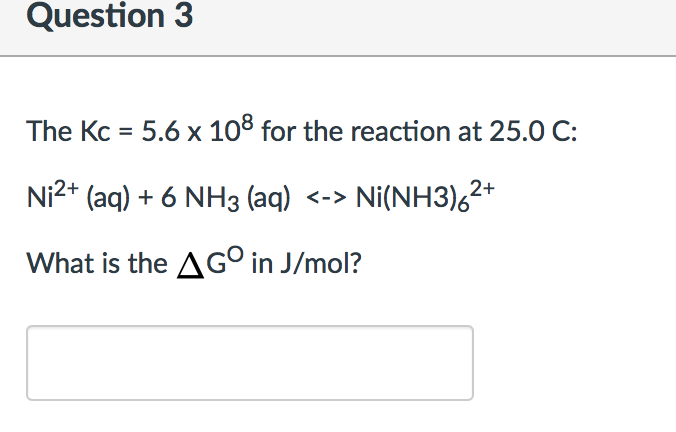 Solved The Kc 5 6 Times 10 8 For The Reaction At 25 0 C Chegg solved-the-kc-5-6-times-10-8-for-the-reaction-at-25-0-c-chegg