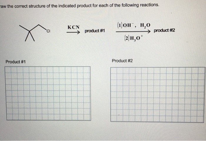 Solved Draw the correct structure of the indicated product | Chegg.com