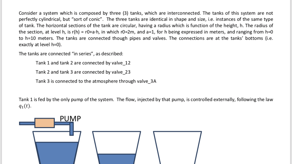 Consider a system which is composed by three (3) | Chegg.com