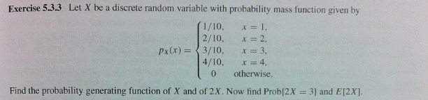 Solved Exercise 5.4.1 Find the moment generating function of | Chegg.com