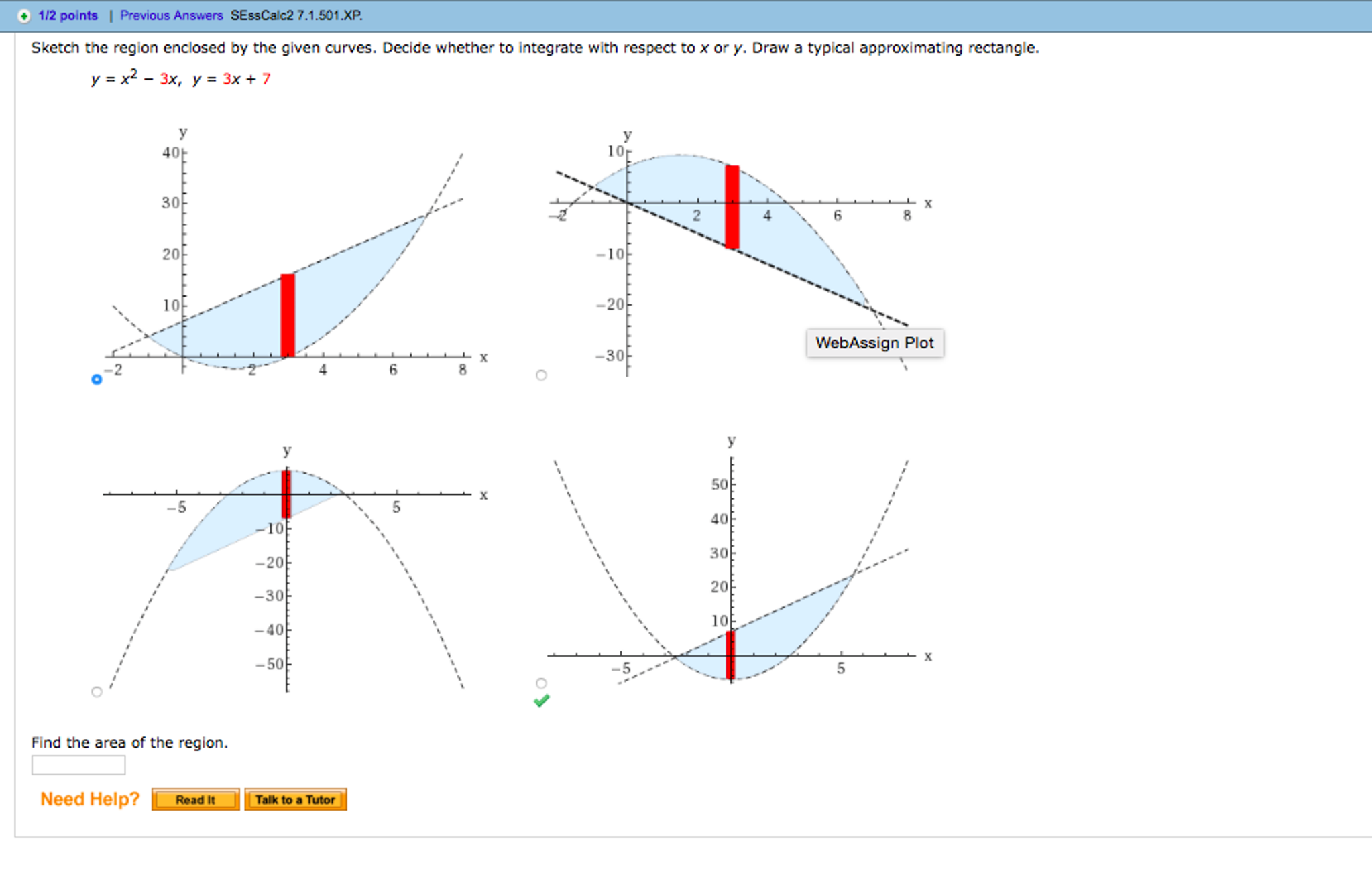 Solved Sketch The Region Enclosed By The Given Curves Chegg