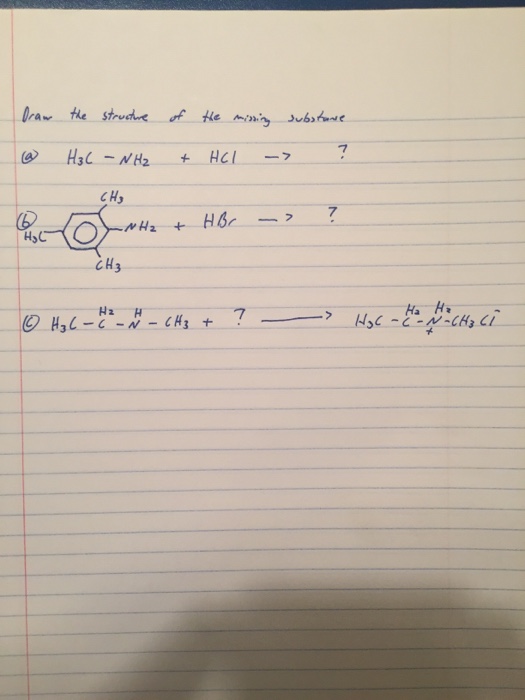 Solved Draw the structure of the missing substance H_3C - | Chegg.com