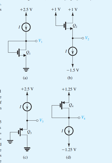 Solved All the transistors in the circuits shown in Fig. | Chegg.com