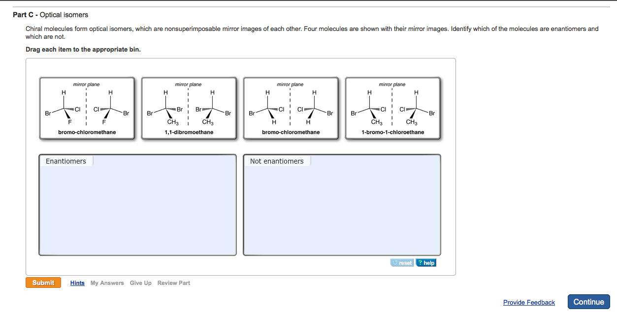 Solved Stereoisomers In general, two atoms joined by a | Chegg.com