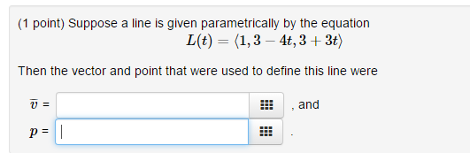 Solved Suppose a line is given parametrically by the | Chegg.com
