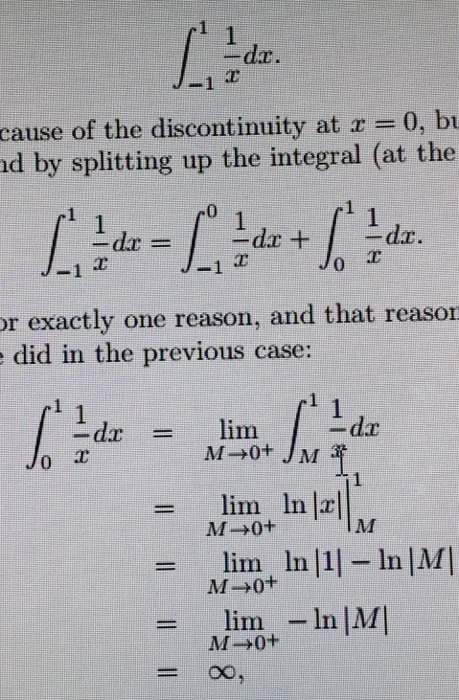 Solved How is the answer infinity? I got negative infinity | Chegg.com