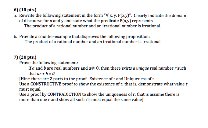 Solved 1) (10 pts. each) Use the pigeonhole principle to | Chegg.com