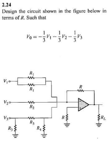 Solved Please show the work. Design the circuit shown in the | Chegg.com