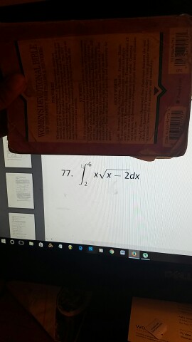 Solved integral_2^6 x Squareroot x - 2 dx | Chegg.com